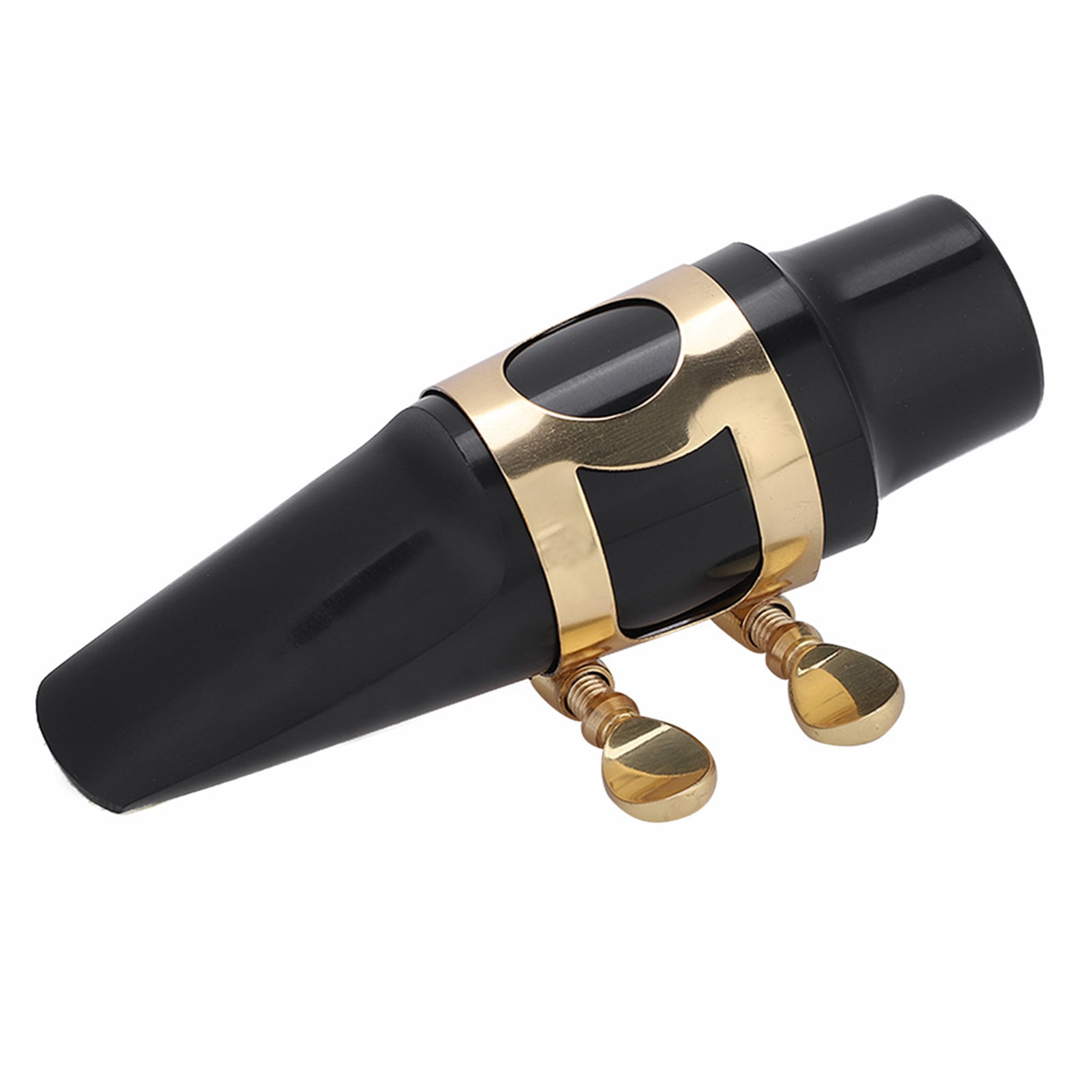 Tenor Sax Saxophone ABS Mouthpiece with Cap Metal Buckle Reed Pads ...