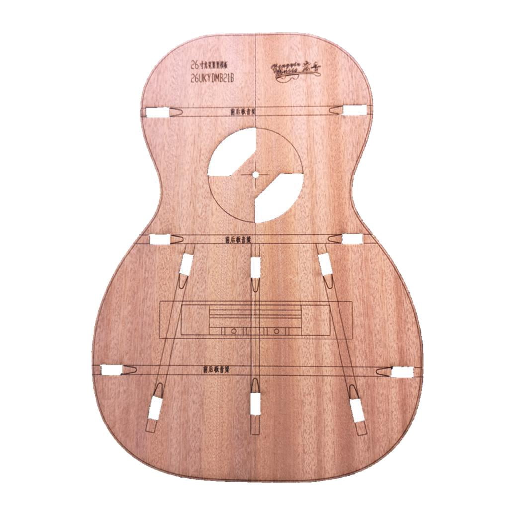 Tenor Ukulele Template Guitar Body Template for 26- Guitar, Easy to Use ...