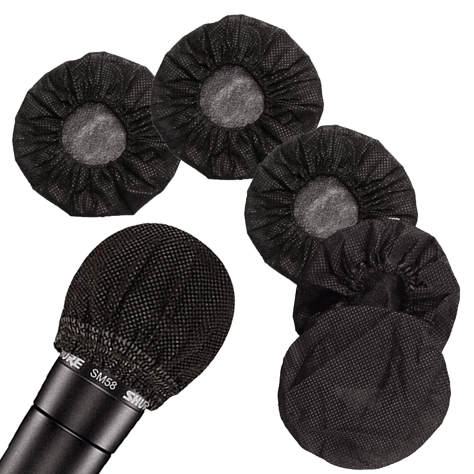 Tenozek 200 Pcs Disposable Microphone Cover Non-Woven, Removal ...