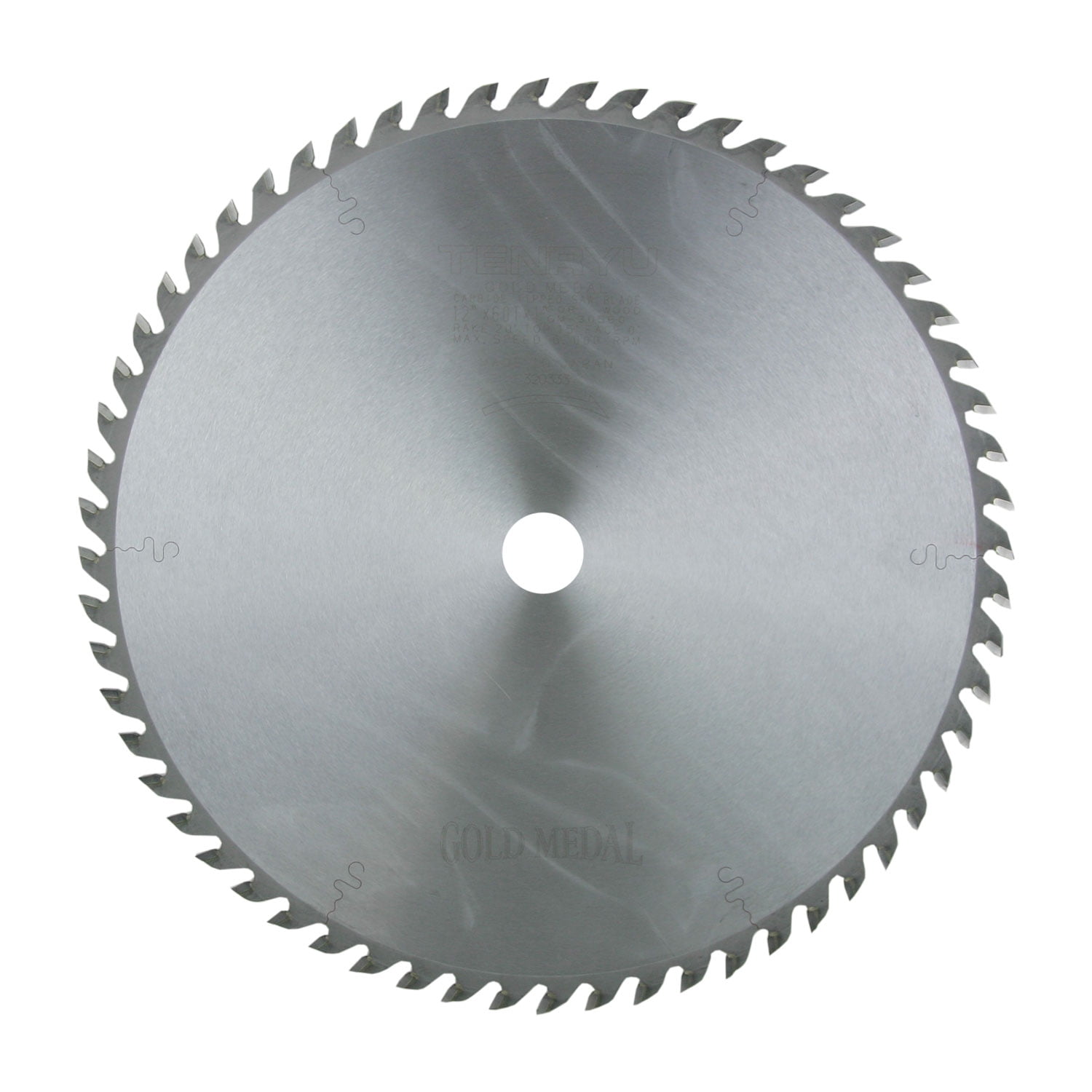 Tenryu GM-30560 12" Carbide Tipped Saw Blade ( 60 Tooth ATB Grind - 1 ...