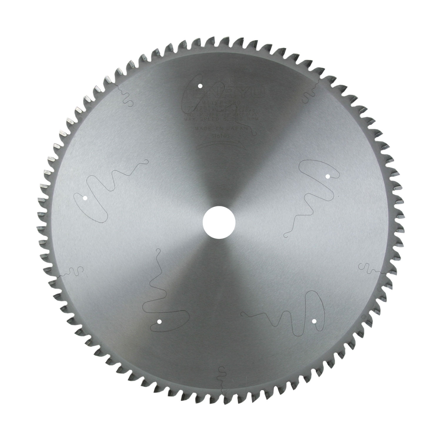 Tenryu Precision Miter Saw Blade 12-inch 80T ATAFR, 1-inch Arbor ...