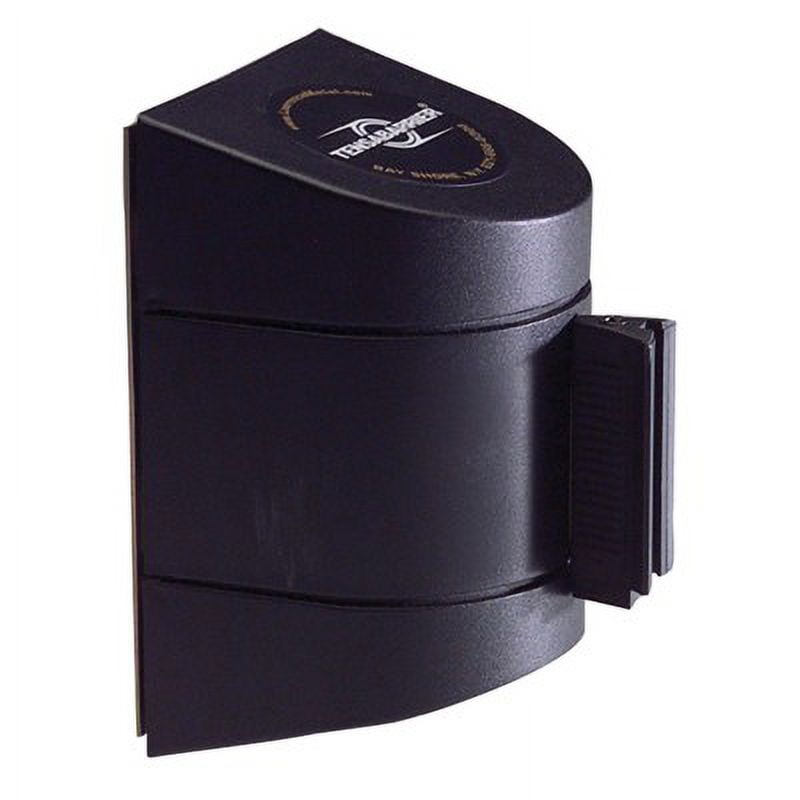 TensaBarrier Wall-Mounted Retractable Barrier Unit with Black Case and ...