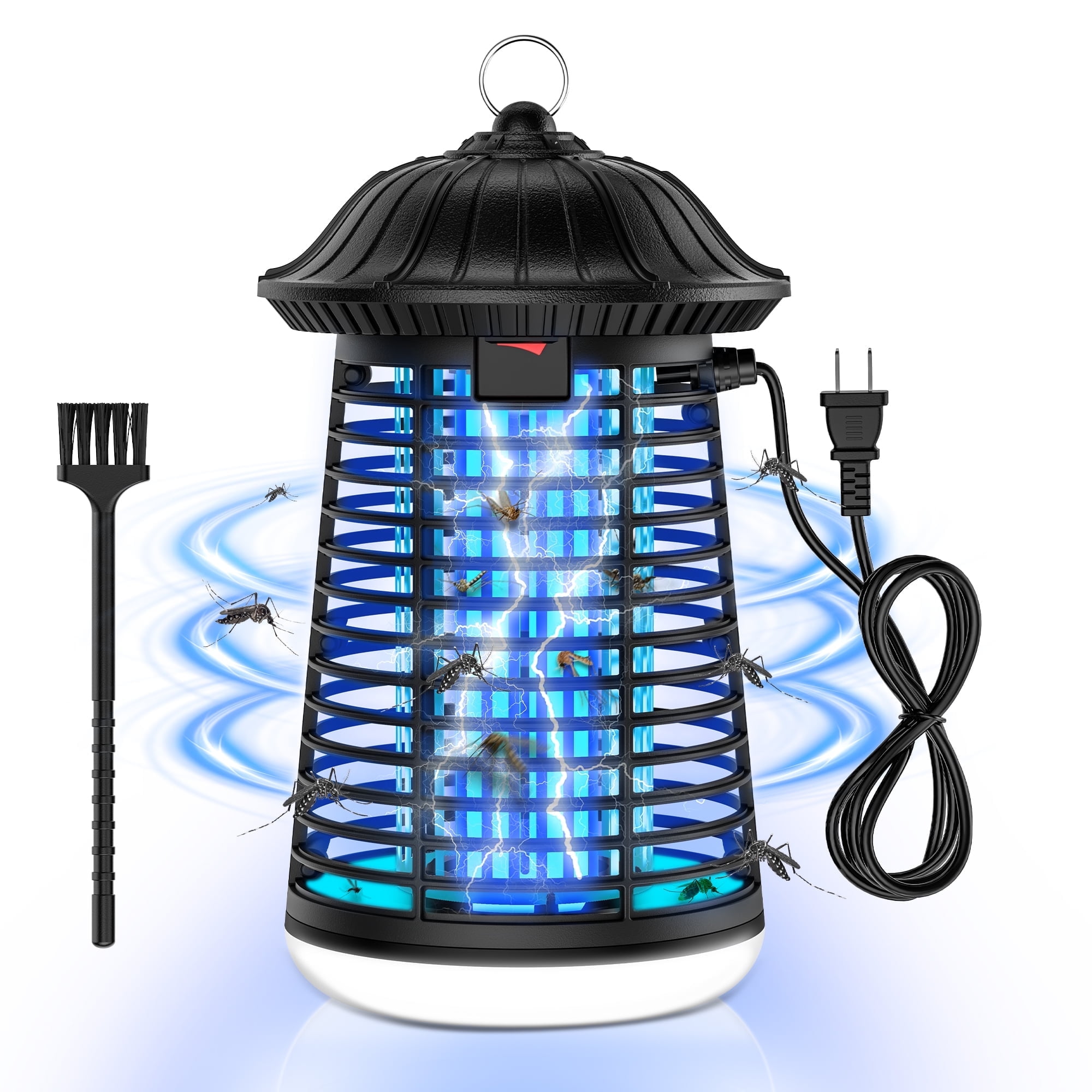 Tensea Bug Zapper Outdoor Indoor with LED Light, 4200V IPX4 Wterproof ...