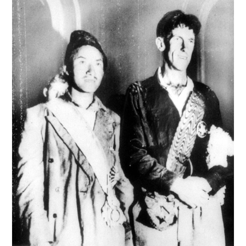 Tensing Norkay And Edmund Hillary Around 1953. Courtesy Csu Archives ...
