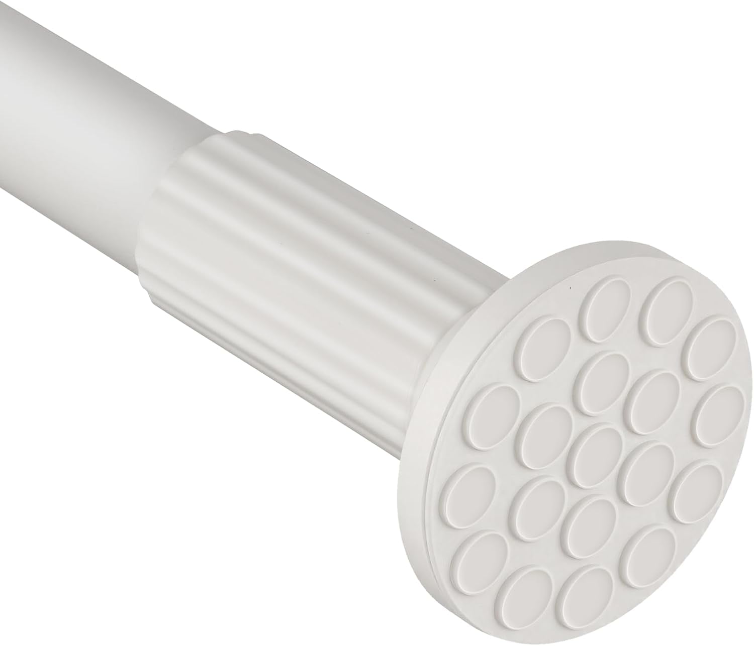 Tension Curtain Rod 51-128 Inch (4.25-10.5Ft), Outdoor Curtain Rod No ...