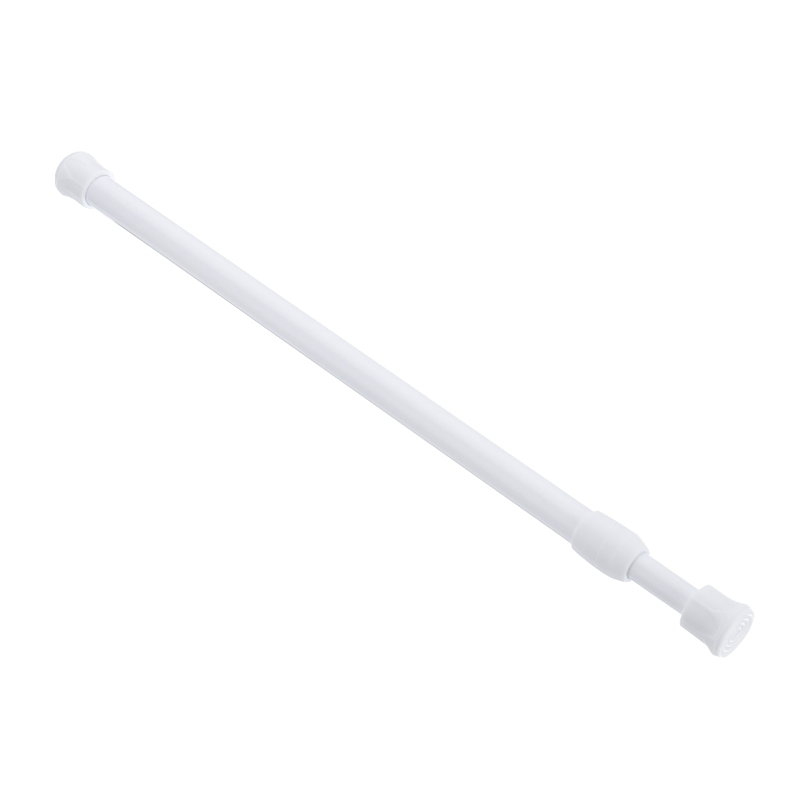 Uxcell Tension Curtain Rod, Adjustable 11.81"-19.69", 0.39" Dia White ...