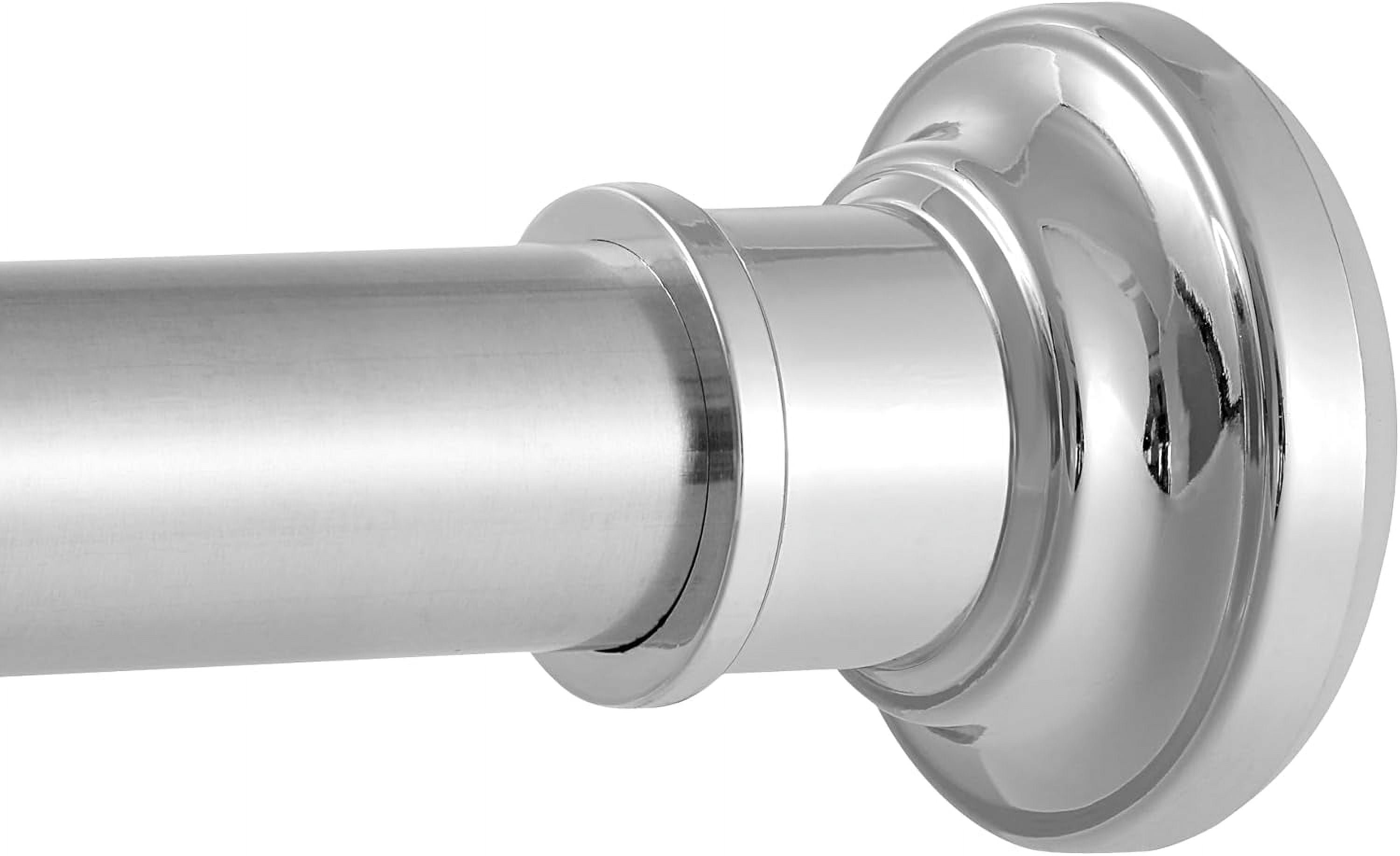 Tension Curtain Rod, Extra Long Outdoor Curtain Rod 43-120 Inch ...