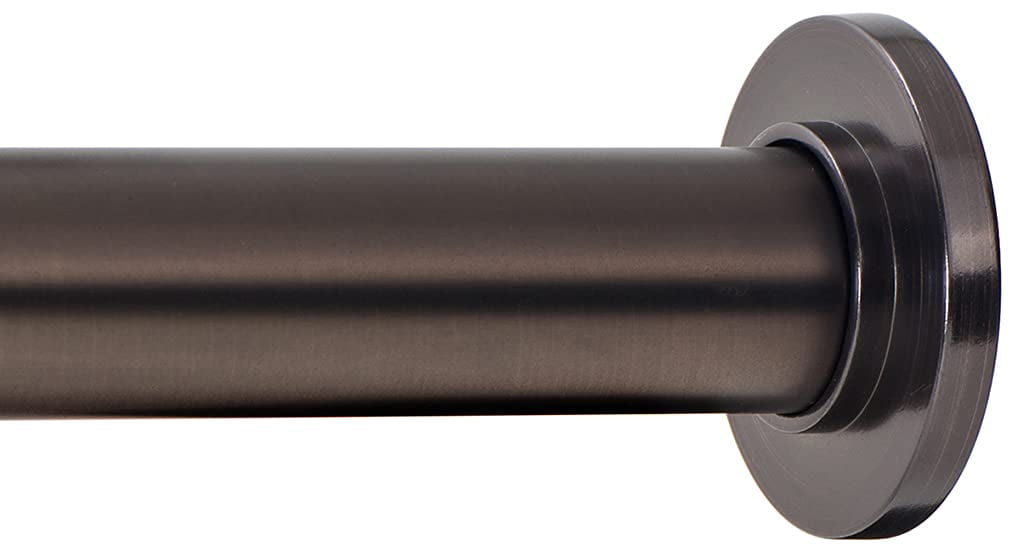 Tension Curtain Rod Oil Rubbed Bronze 36" to 54" for Windows and Shower ...