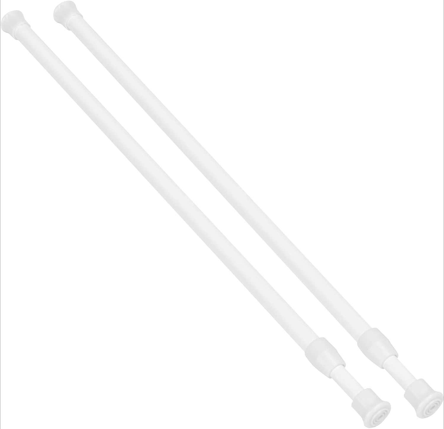 Tension Curtain Rod , Small Short Adjustable Extendable Spring Loaded ...