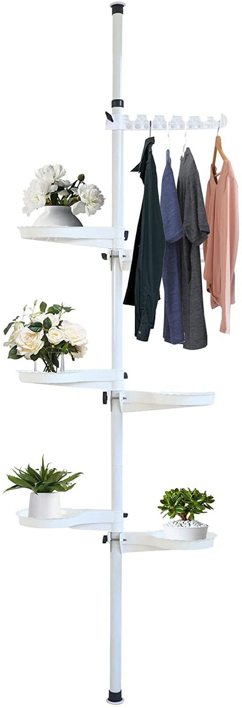 Tension Pole Stand, Indoor Decorative Display Rack with Open Frame ...