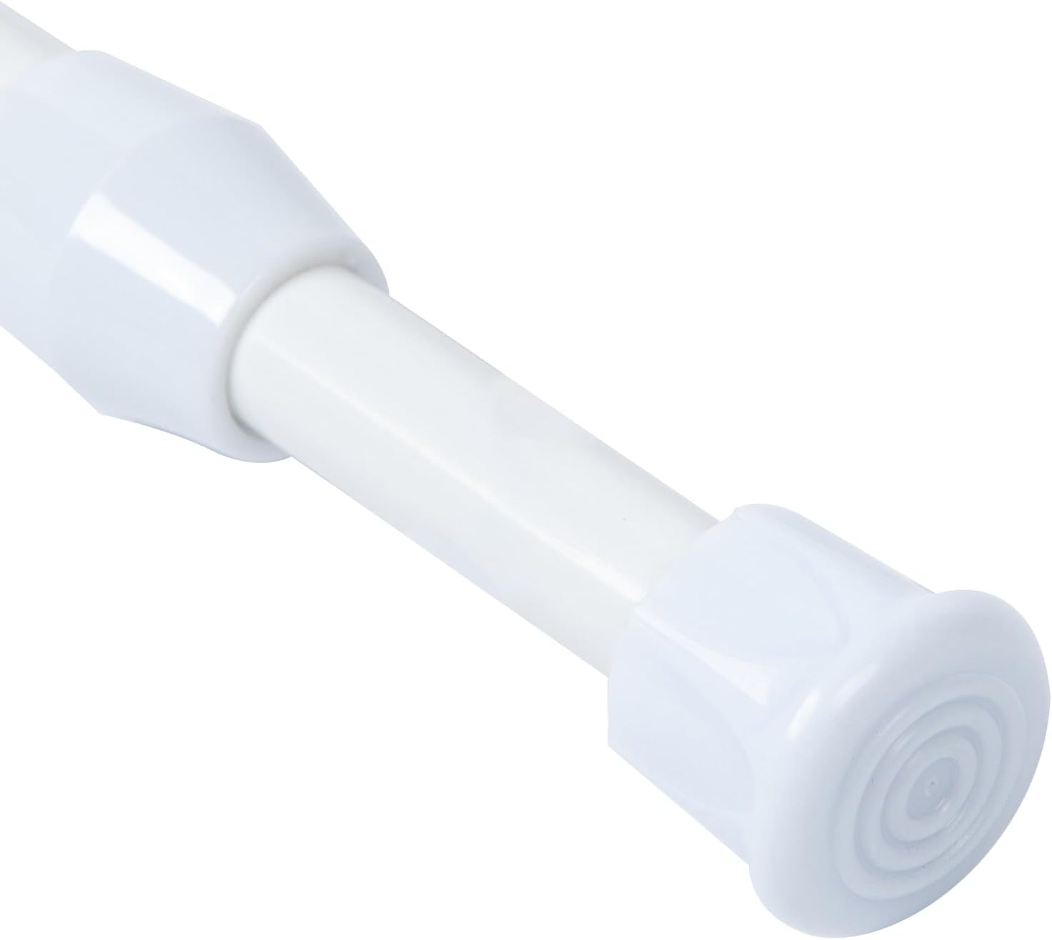 Tension Rod 28 to 48 Inch, 1Pcs White Tension Rod Tension Curtain Rod ...