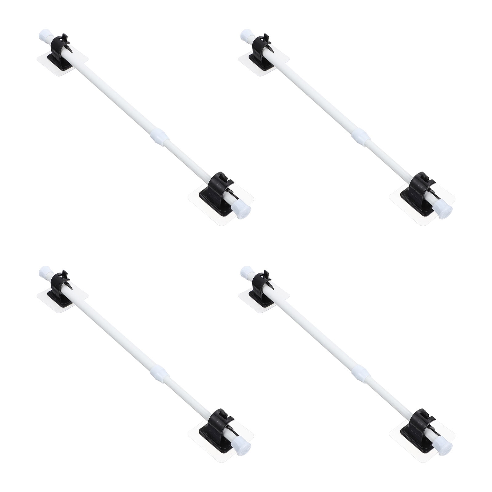 Tension Rod Compression Large Curved Shower Curtain Telescopic Cupboard ...