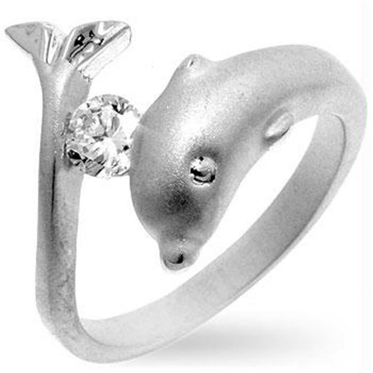 Tension Set Dolphin Ring- Size : 08 - Walmart.com