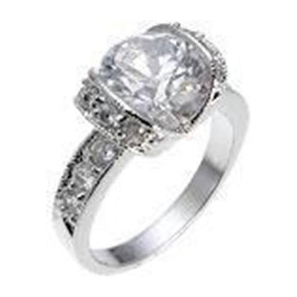 Tension Set Engagement Ring