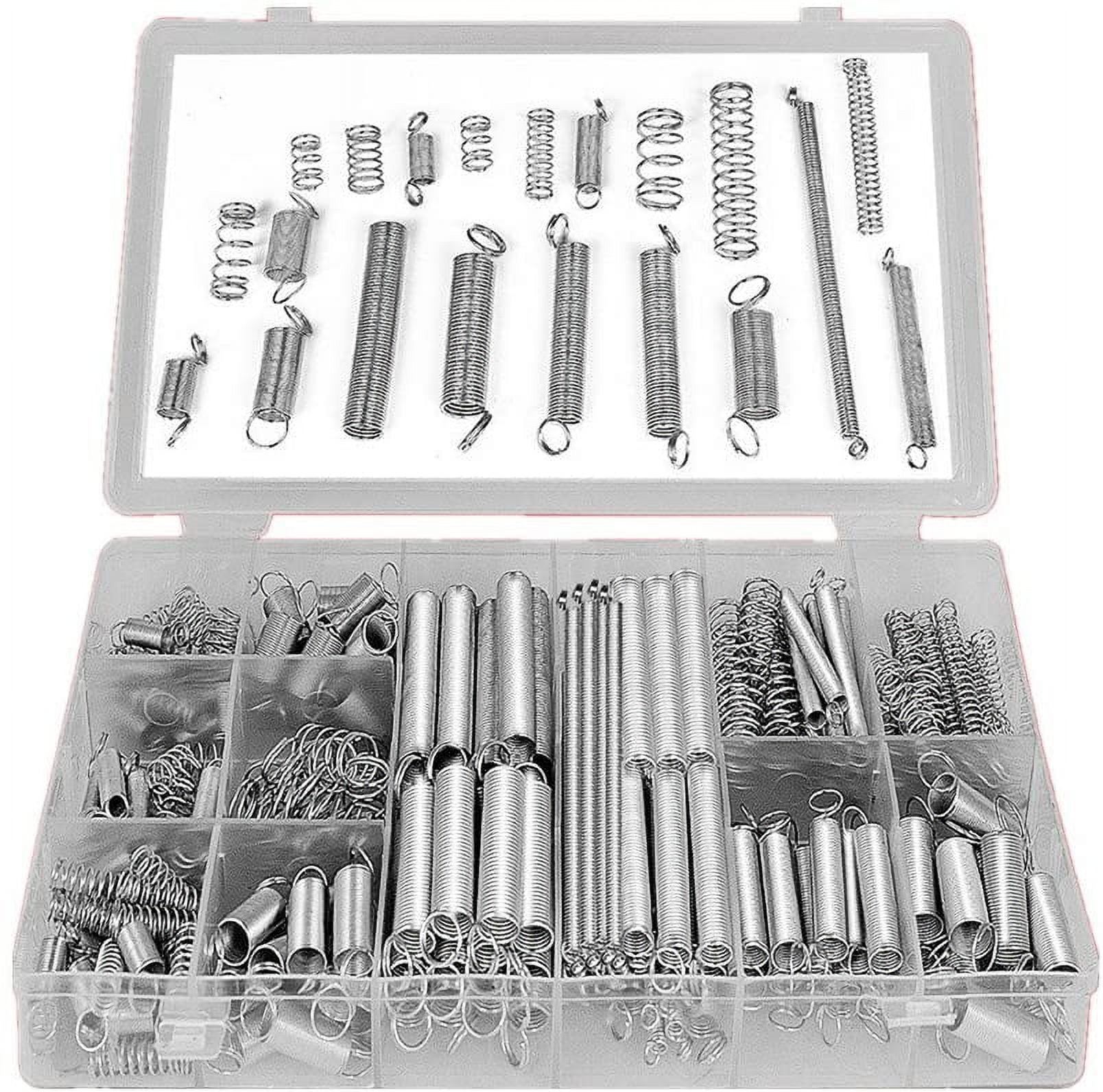 Tension and Compression Springs Spring Assortment Box - 200 Pieces ...