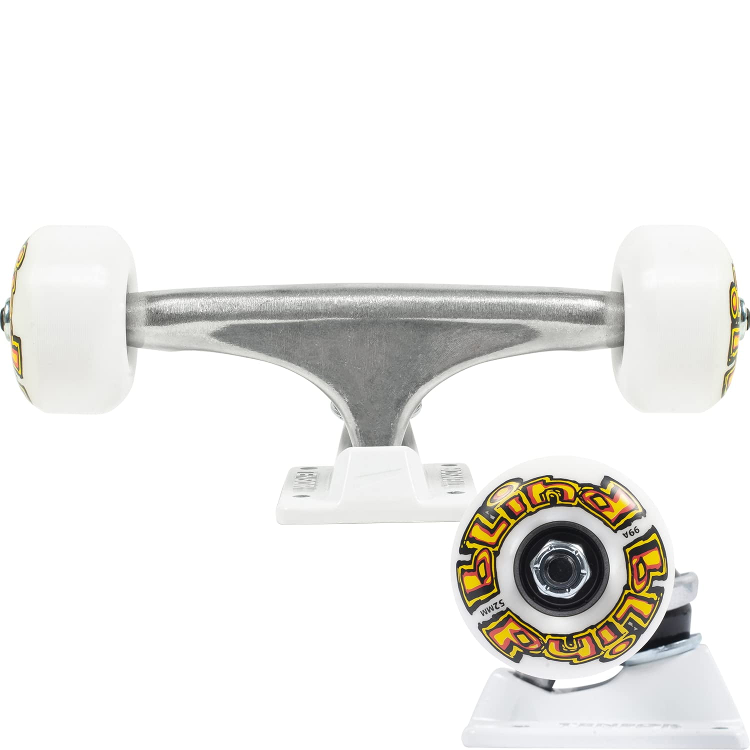 Tensor Blind Assembly OG Stretch Skateboard Trucks Raw/White 52mm ...