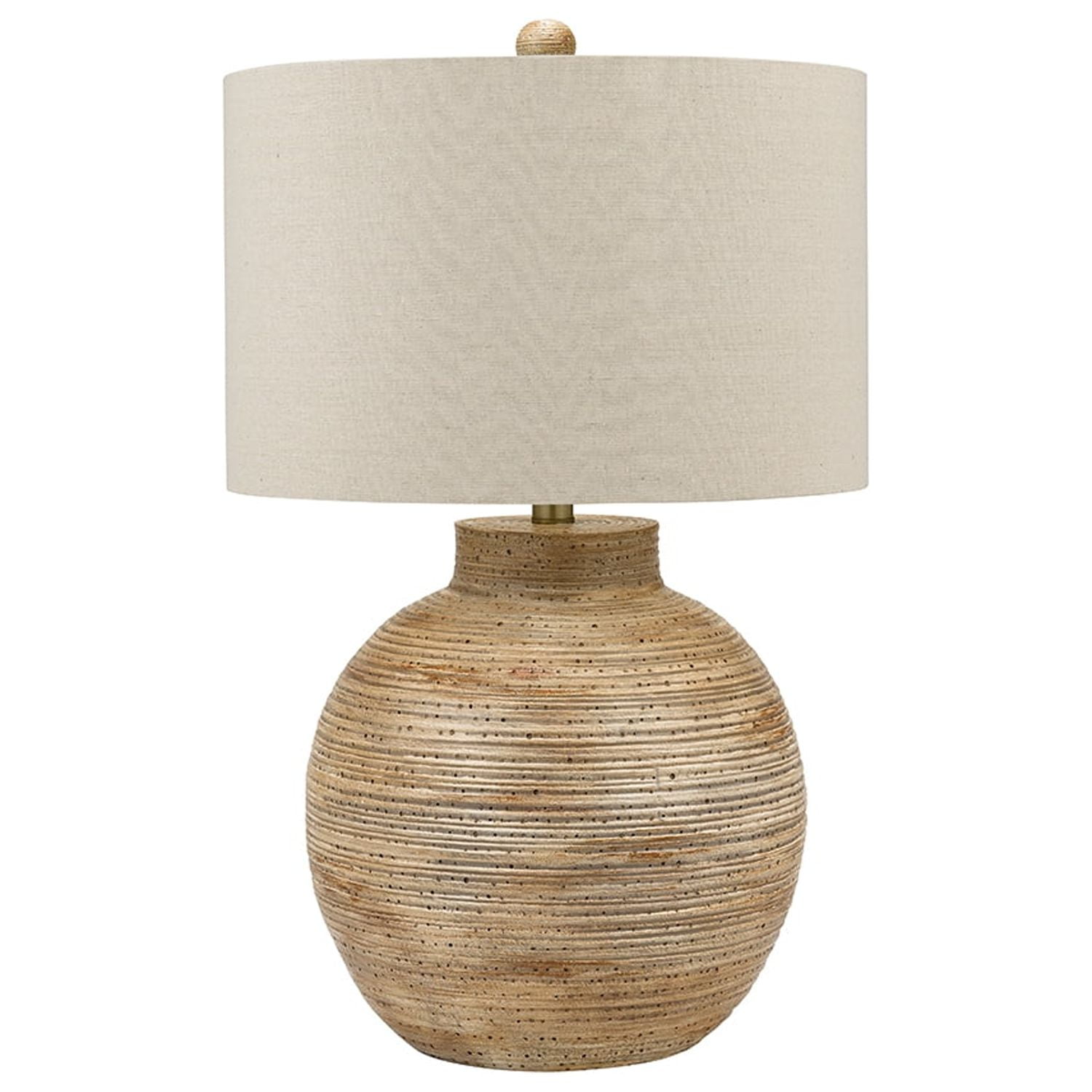 Tensor Lighting Textured Resin Table Lamp, Led Bulb Included, 30.5-inch ...