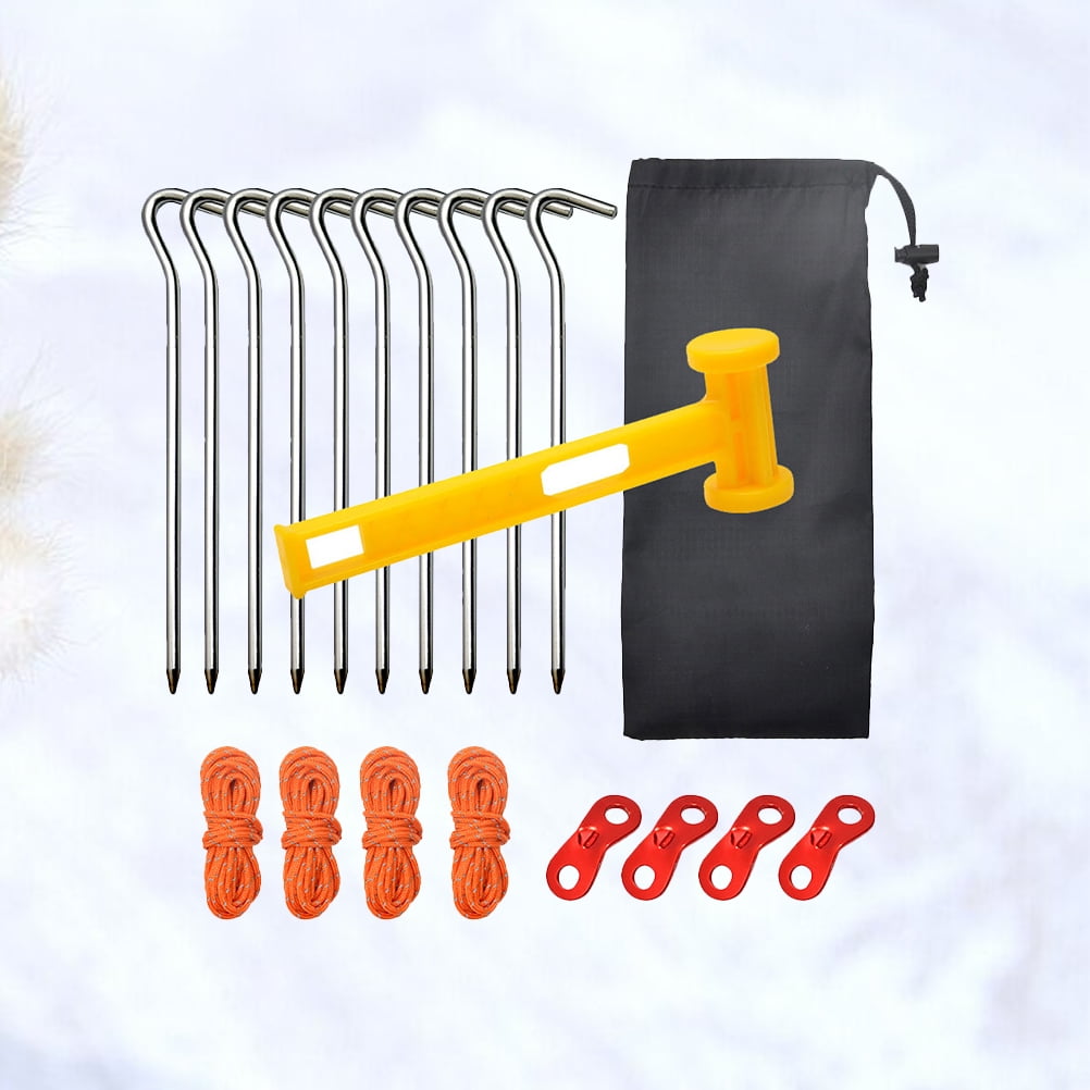 UPOUART Tarp Tie Down Kit Practical Design Nylon 1 Set 20Pcs 10In ...