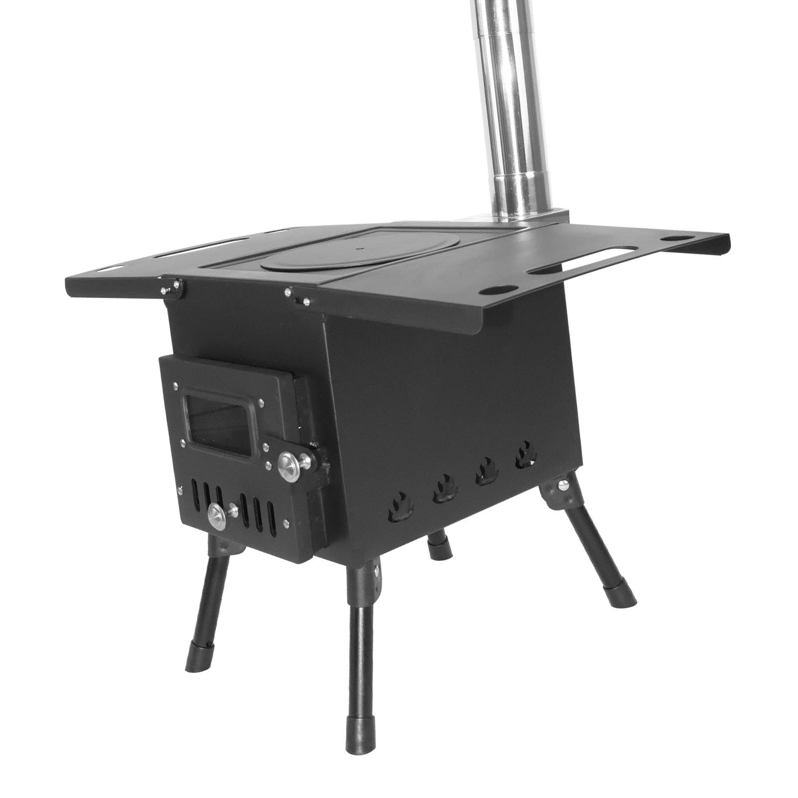 Tent Camping Wood Stove Foldable Wood Burning Stove For Outdoor Camping ...