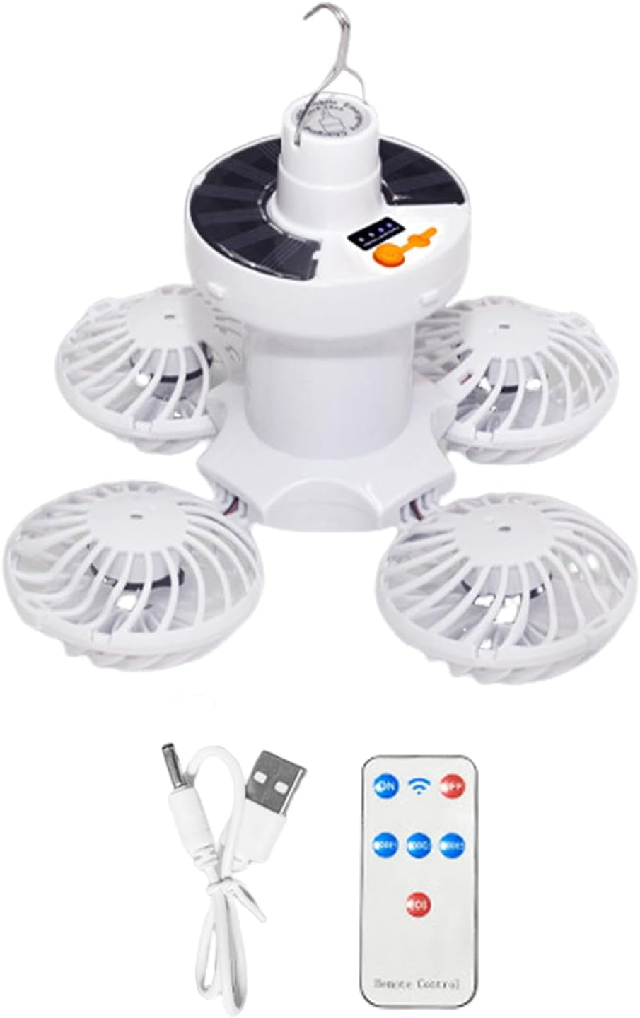 Tent Ceiling Fan - Portable Ceiling Fans With Remote, Roof Fans Light ...