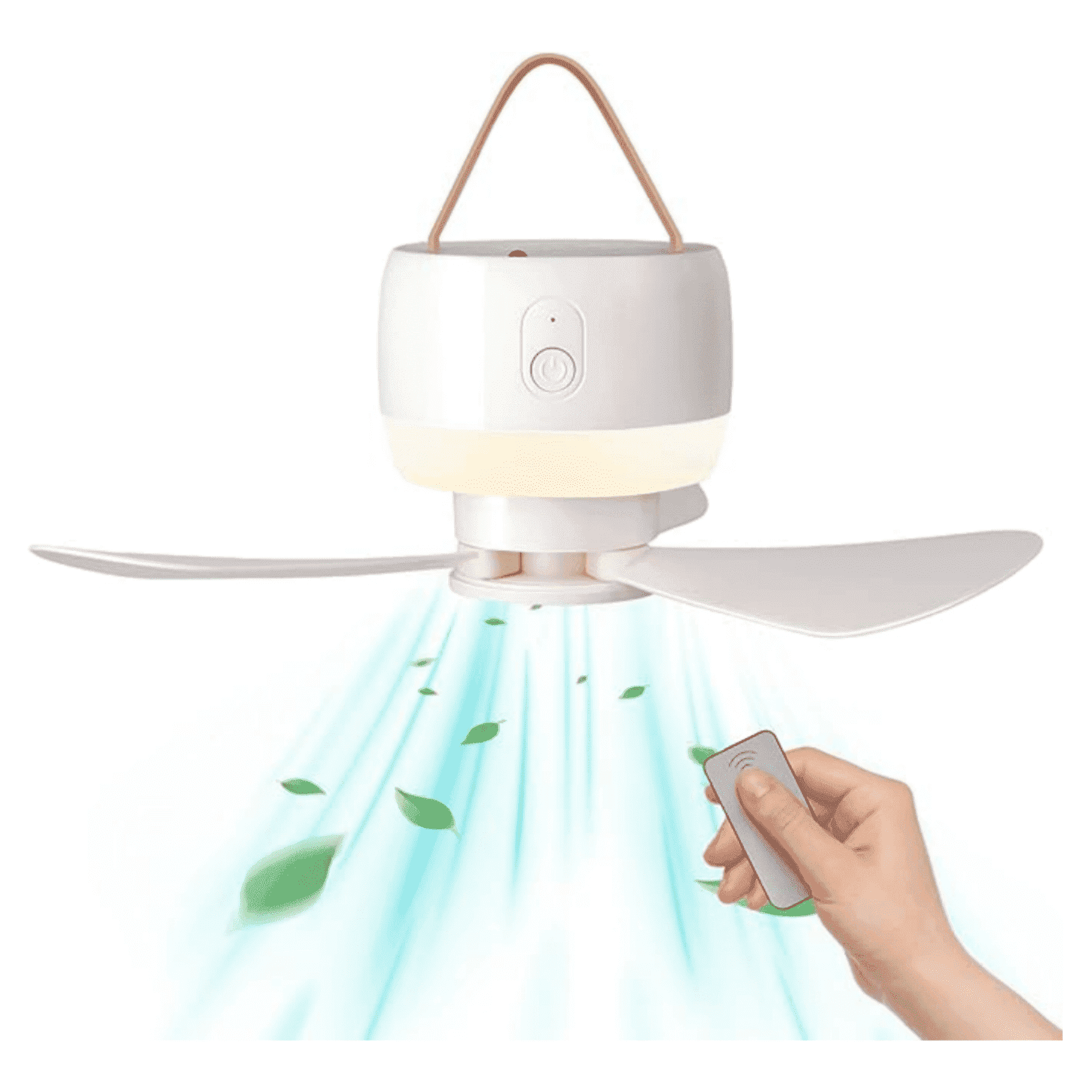 Juxing-Shop 3-Speed Portable Camping Fan with LED Lantern, Tent ...