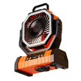 Tent Fan with LED Light Battery Operated USB Rechargeable 20000mah ...
