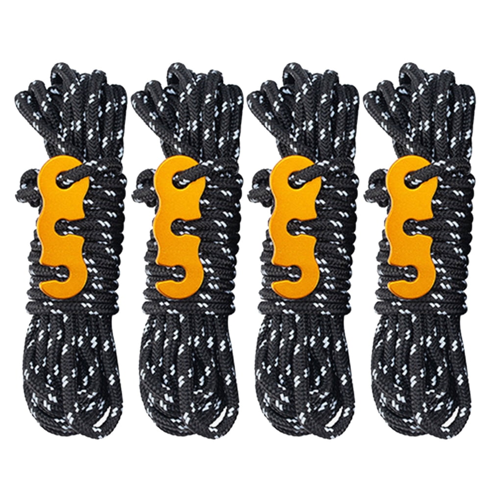 Tent Guy Rope, 3mm Tent Guy Line 13ft Reflective Cord Guy Line Tent ...