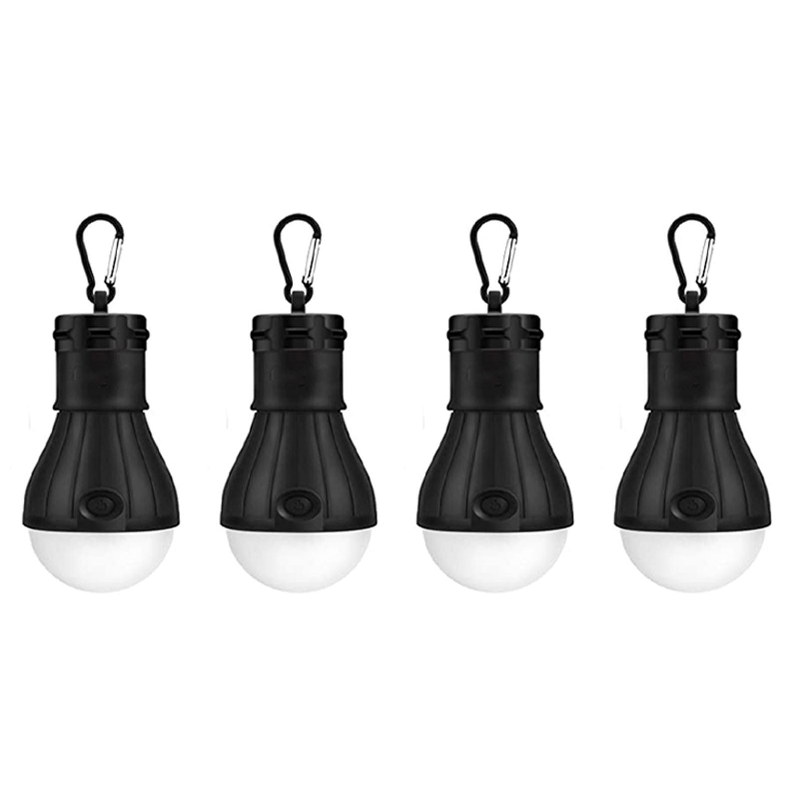 Tent Lamp Portable LED Tent Lights 4 Packs Hook Hurricane Emergency ...