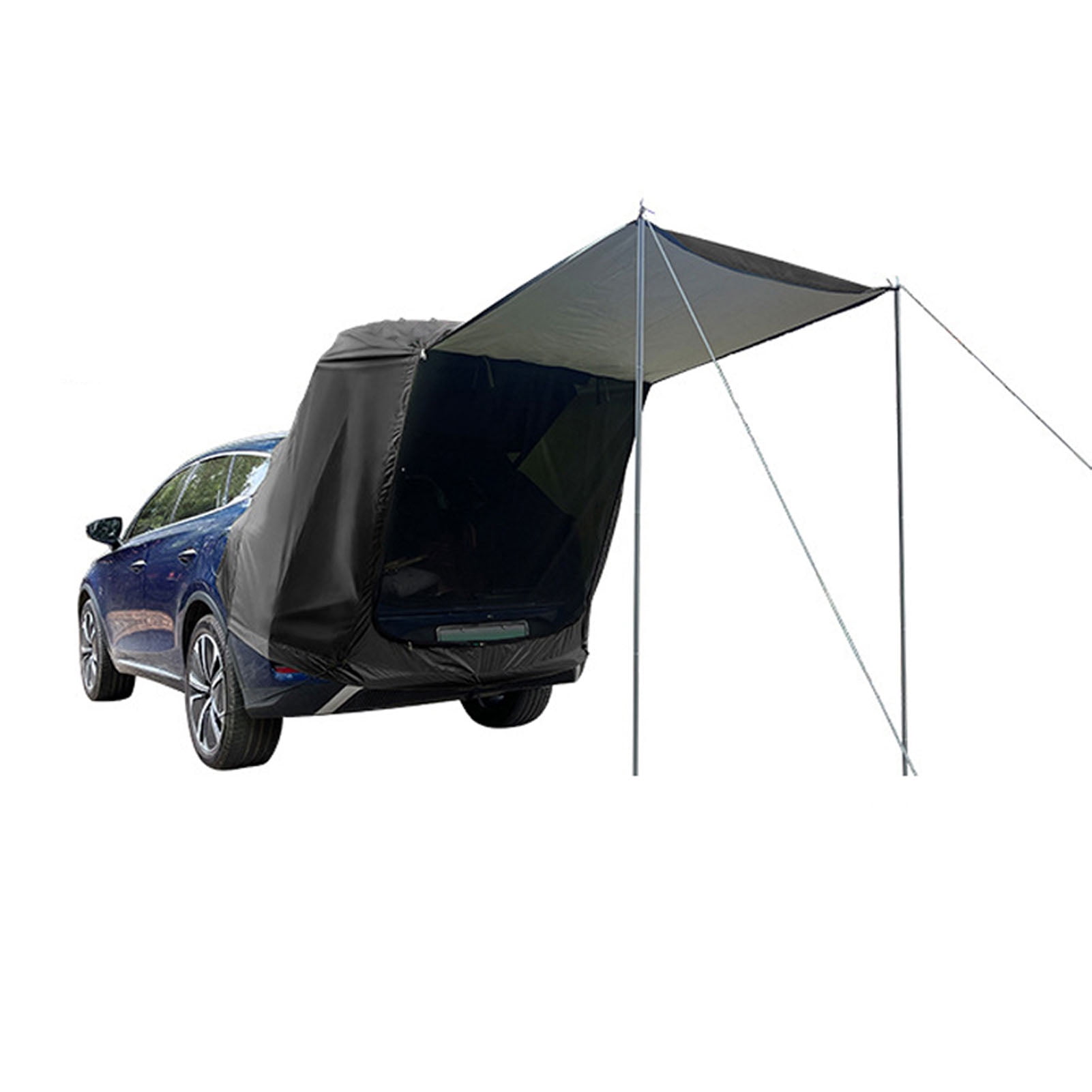 Tent Outdoor Car Rear Tent Camping Picnic Car Rear Tent With Canopy Car ...