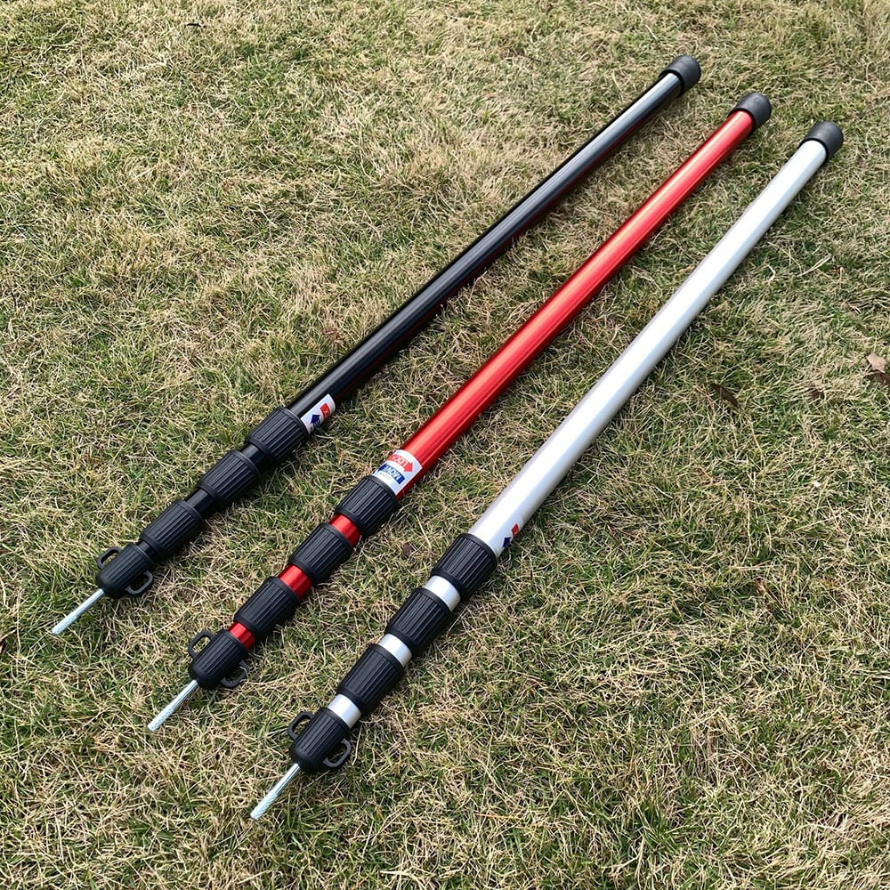 Tent Pole,Poles Adjustable Tent Tarp Poles Adjustable Poles Canopy Rain ...