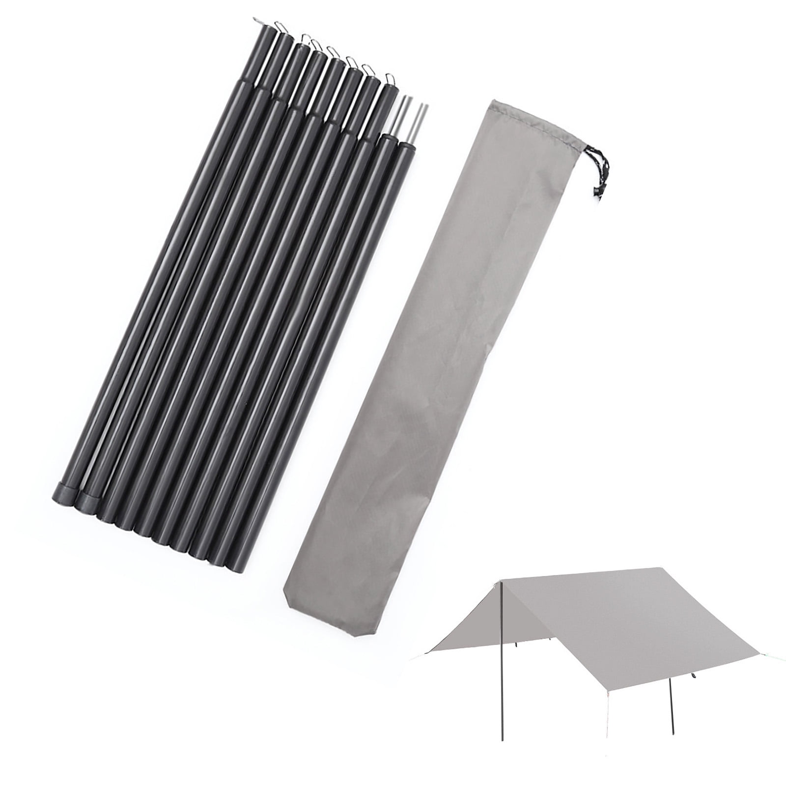 Tent Poles Aluminum Tent Rod Replacement Camping Accessories, Tent ...