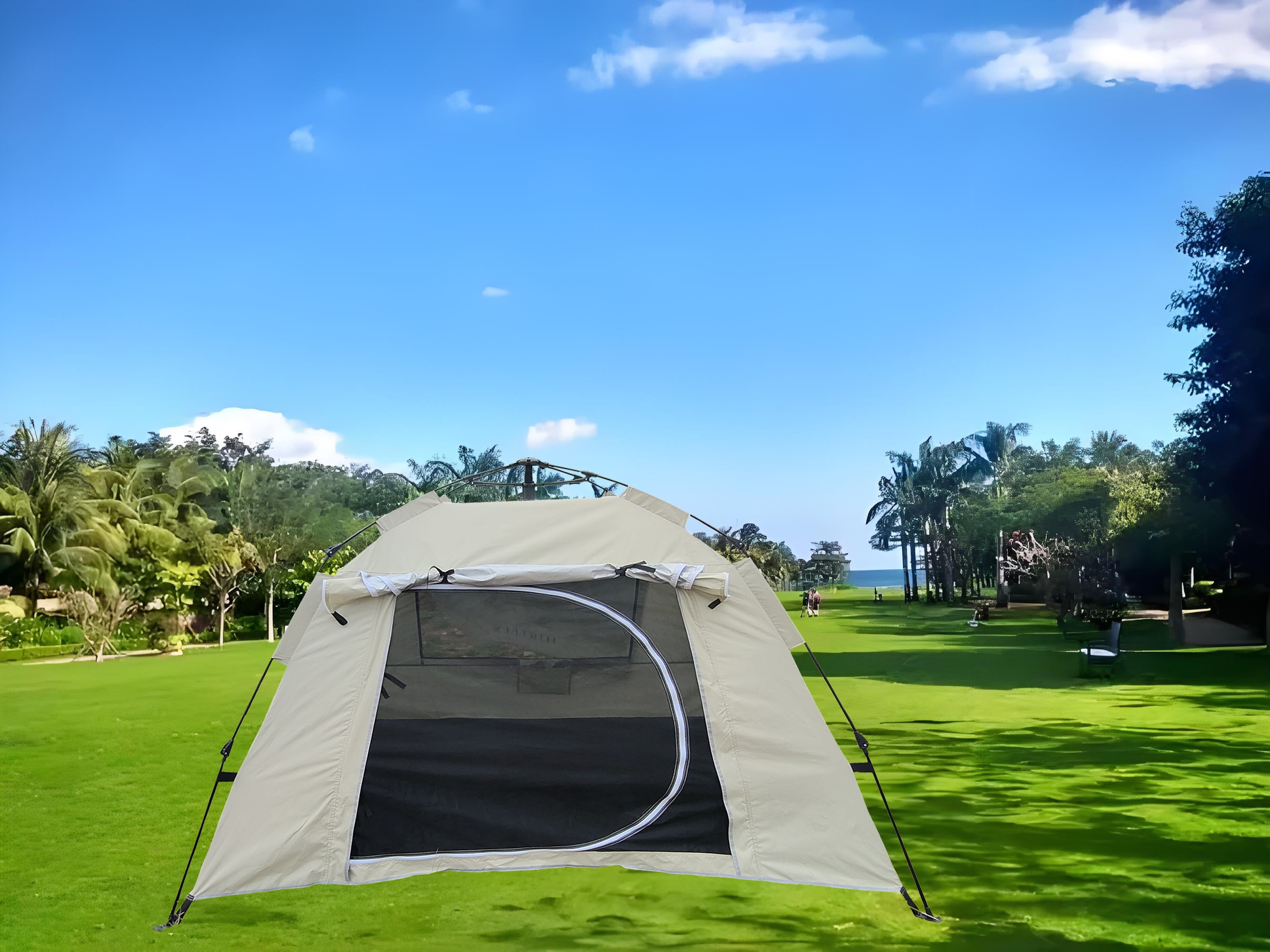 Tent, quick-opening automatic tent, waterproof and UV resistant tent ...