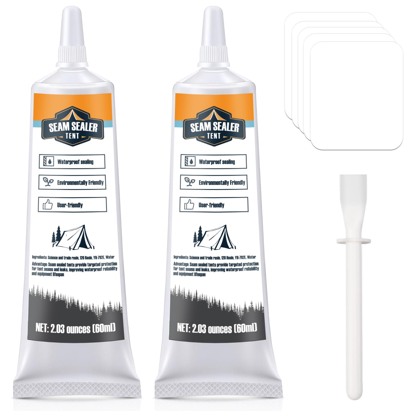 Tent Seam Sealer 120ml, No Sew Solution Waterproof Fast Cure Seam ...