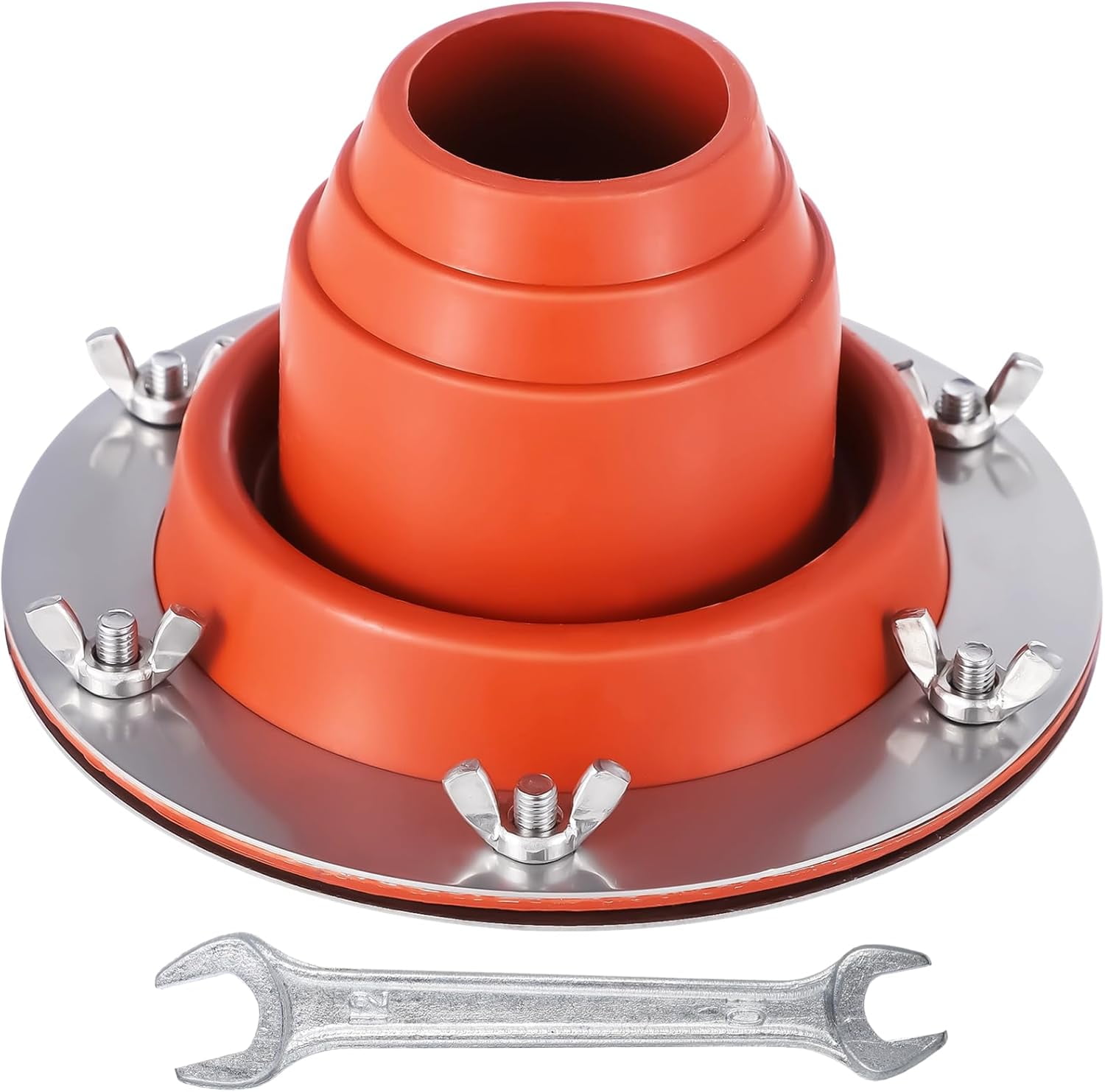 Tent Stove Jack Kit, Flexible Silicone Pipe Boot, High Temp Roof Flue ...