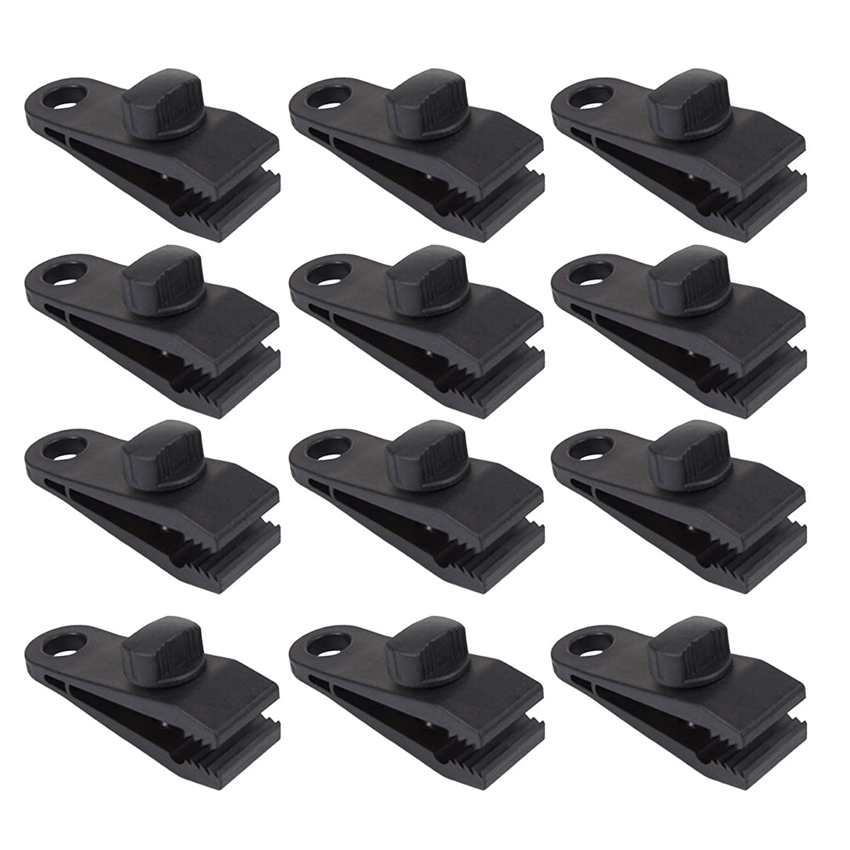 Tent Tarp Clips Clamps - 12Pcs Thumb Screw Tent Tighten Lock Grip ...
