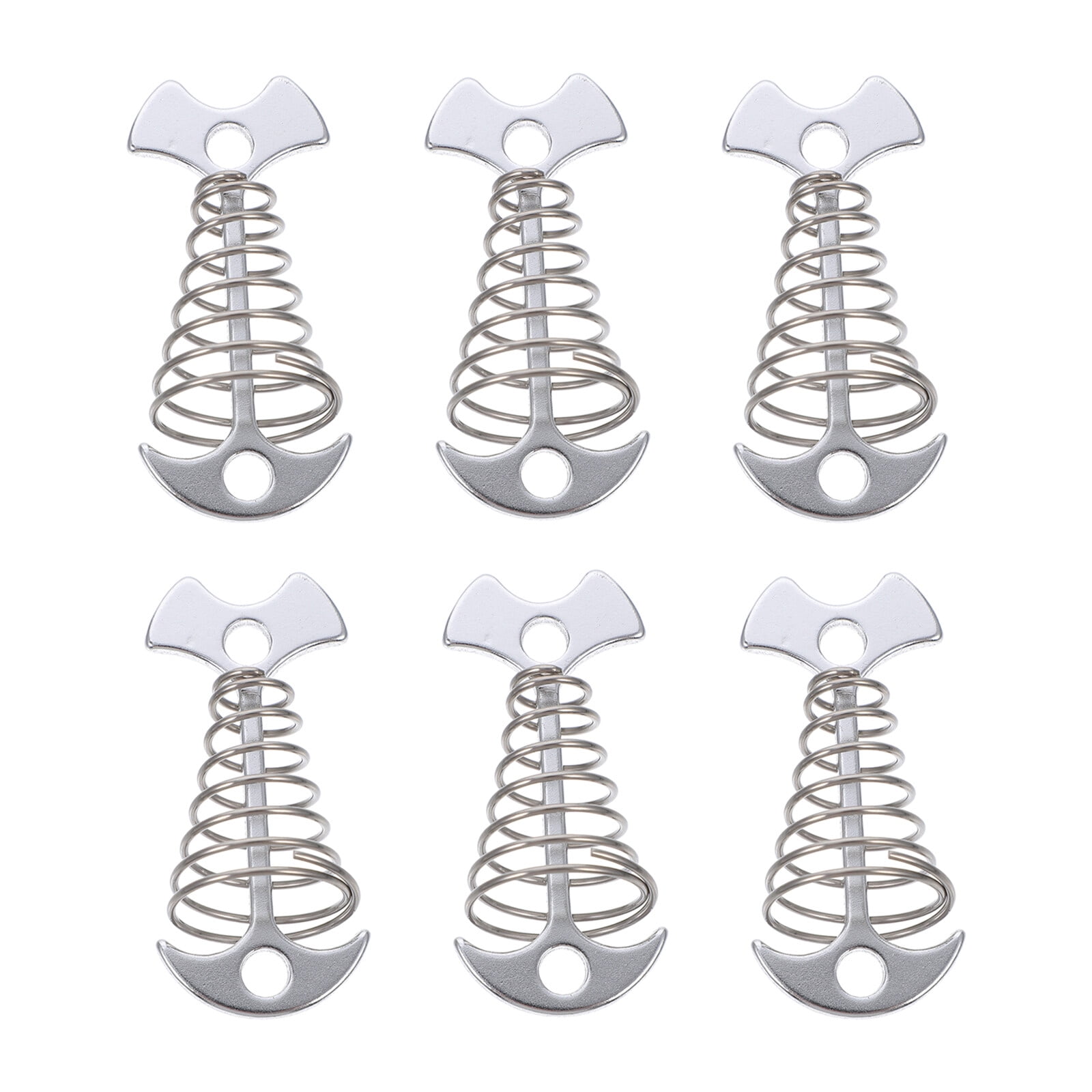 Tent Tensioner Anchor Stakes Rope Fishbone Deck Cord Pegs Line Guy Tie ...