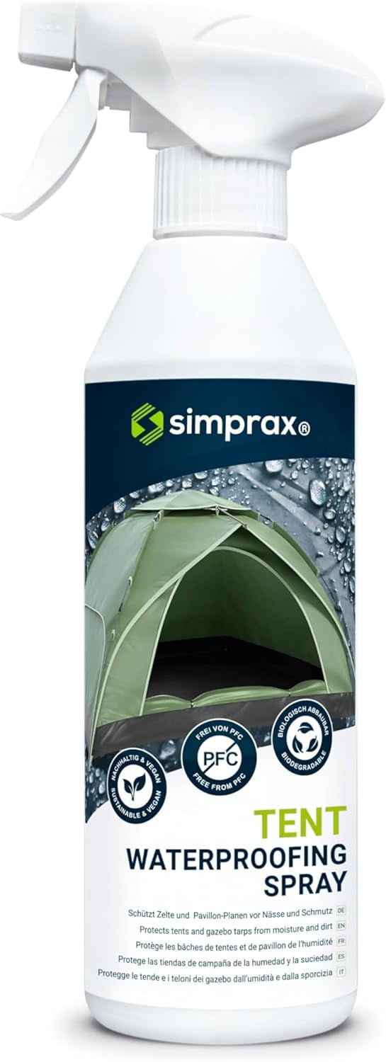 Tent Waterproofing Spray - Certified Eco-Friendly, UV-Stable ...