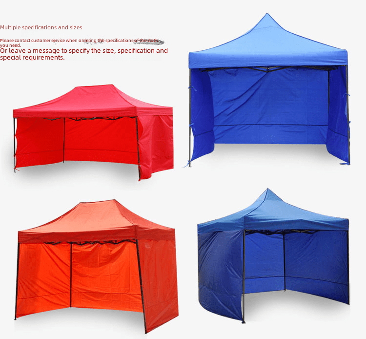 Tent cloth awning thickened enclosure transparent cloth side cloth ...