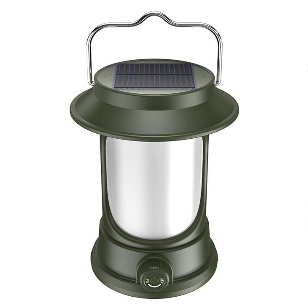 Tent lamp,Portable Led Tent Solar Portable Support Campsite Lantern Twirltide Waterproof Port Re ...