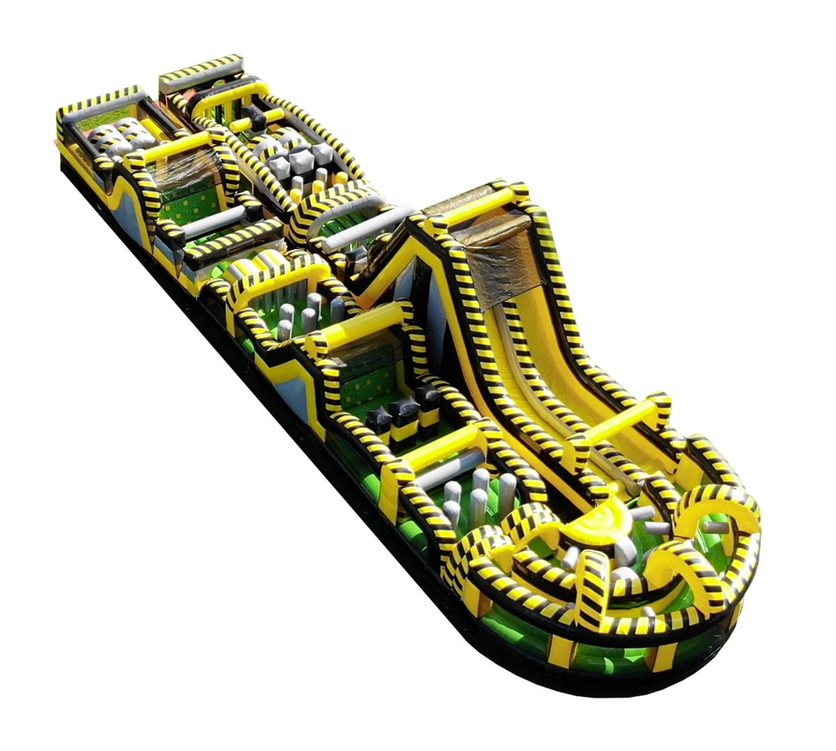 TentandTable 166' Commercial Inflatable Obstacle Course Rock Climbing ...