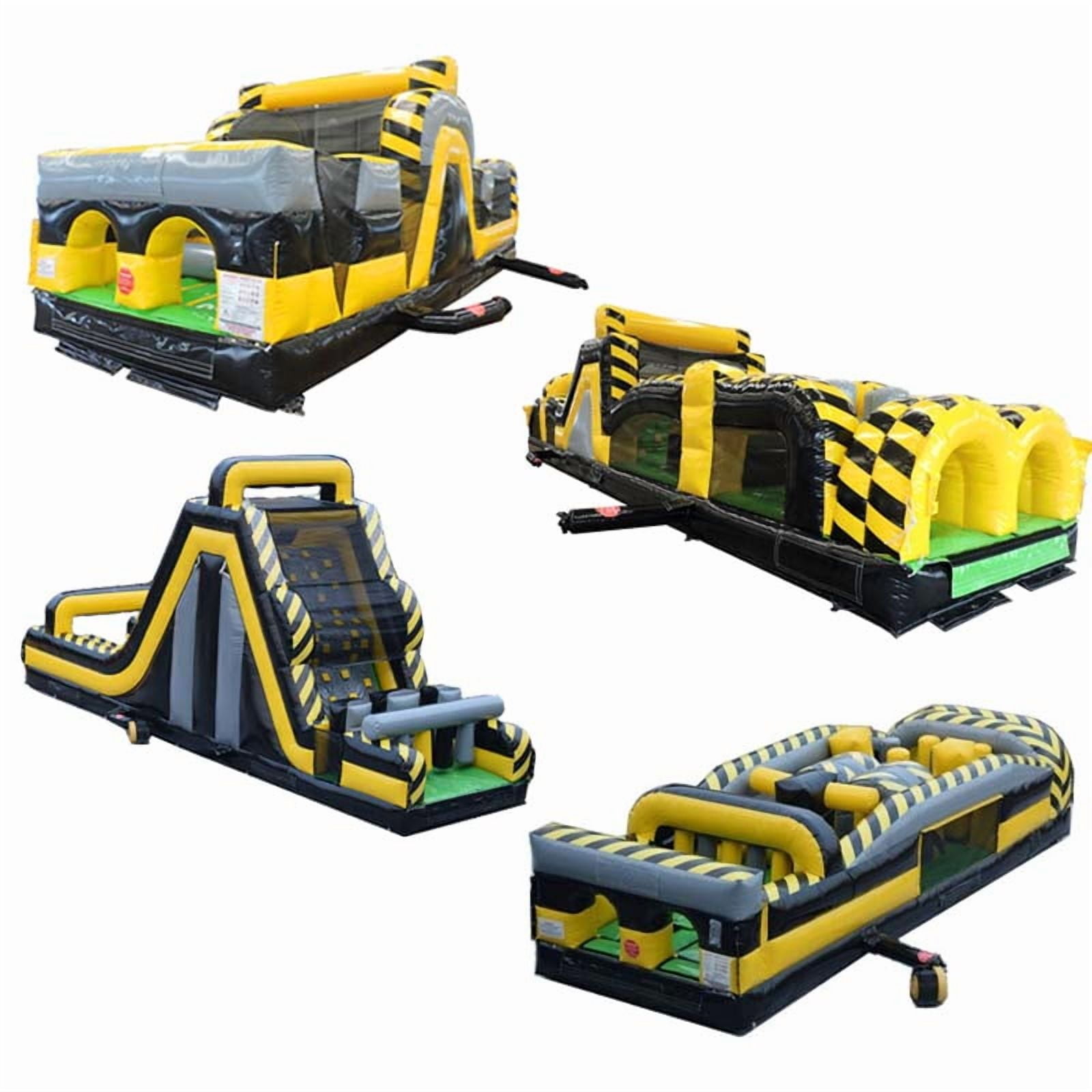 TentandTable 170' Commercial Inflatable Obstacle Course Rock Climbing ...