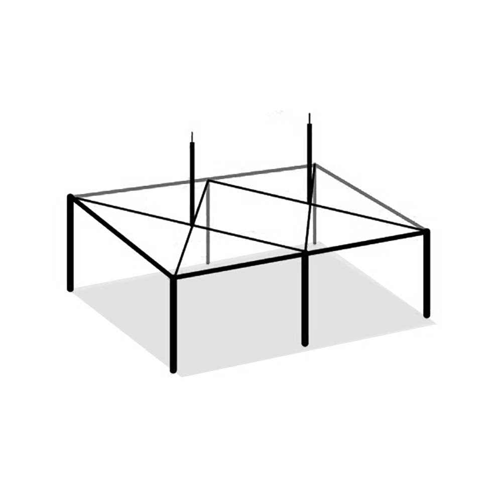 TentandTable 20' x 30' Twin Tube High Peak Outdoor Party Canopy Tent ...