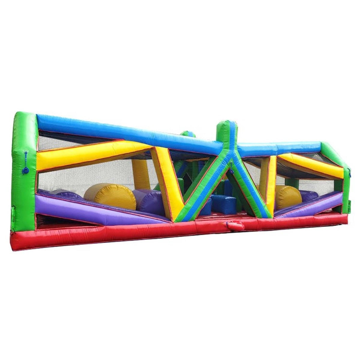 TentandTable Commercial Inflatable Obstacle Course, Retro Radical Run ...