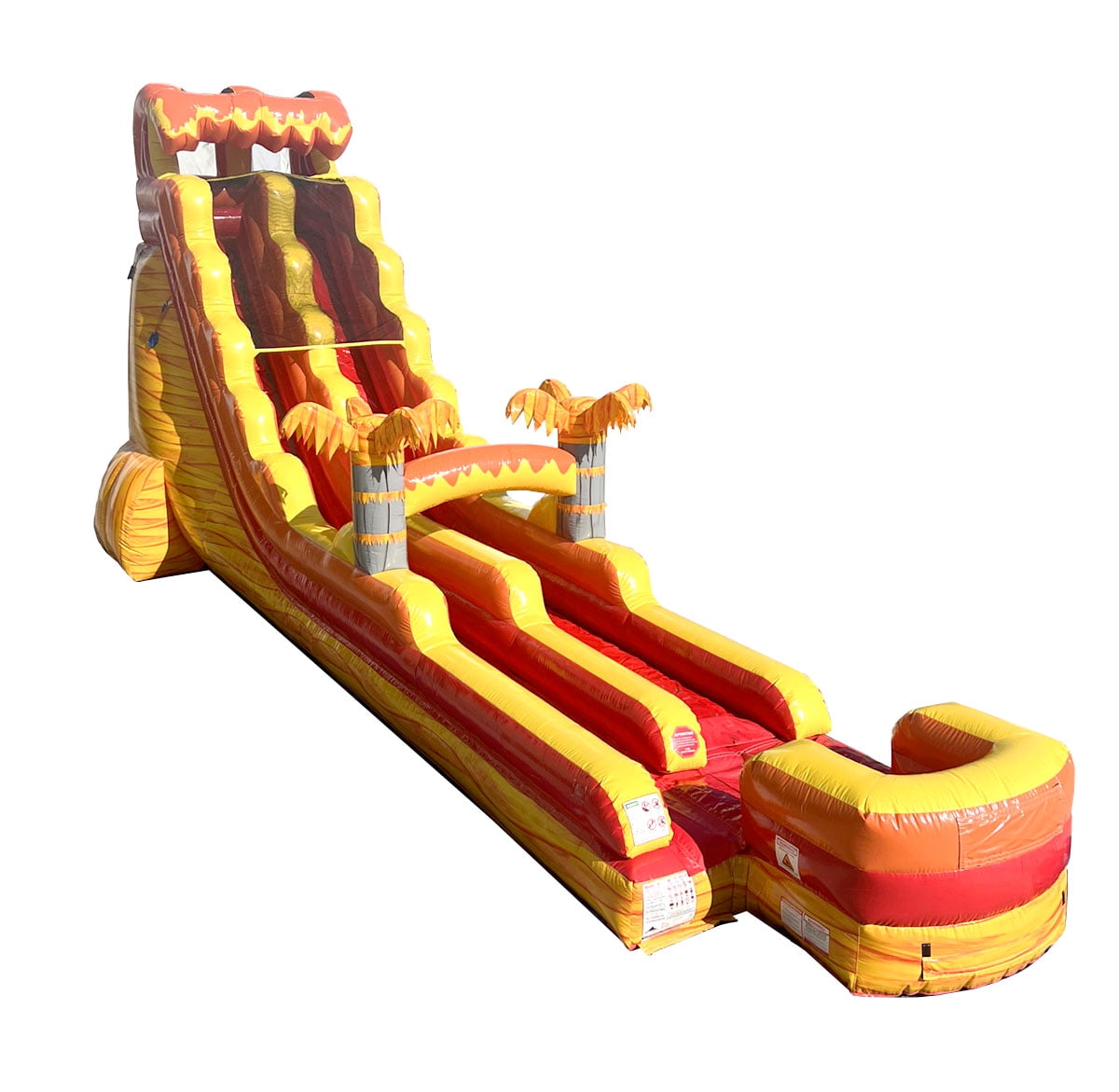 TentandTable Commercial Inflatable Water Slide, Lava Wave Marble with ...