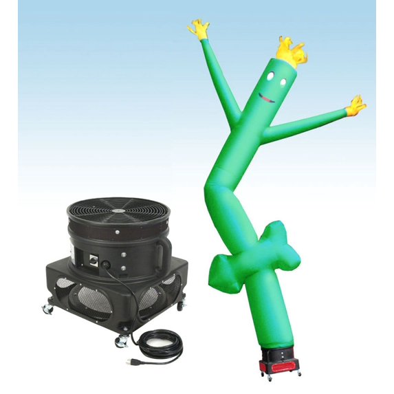 TentandTable Wacky Waving Inflatable Tube Man with Blower - Green Arrow ...