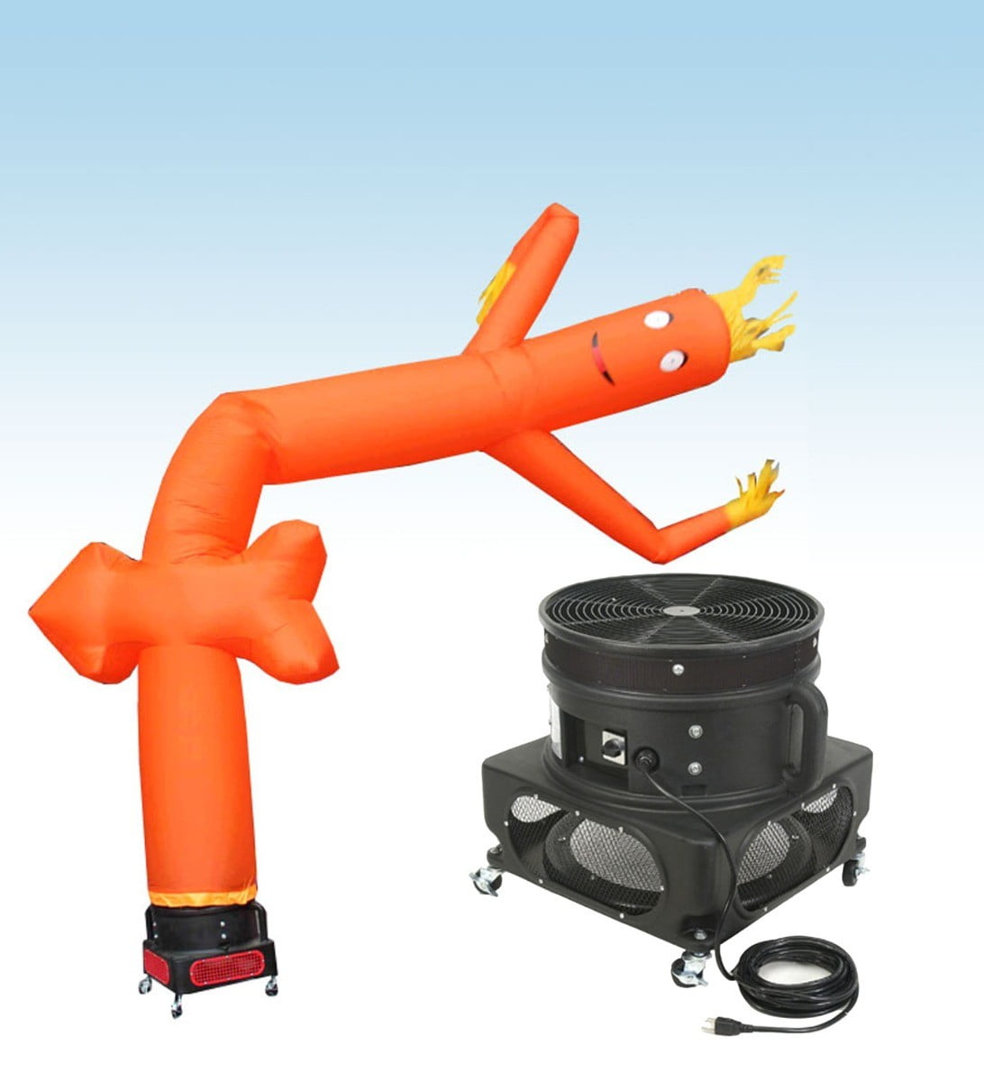TentandTable Fly Guy Inflatable Tube Man with Blower - Orange Arrow ...