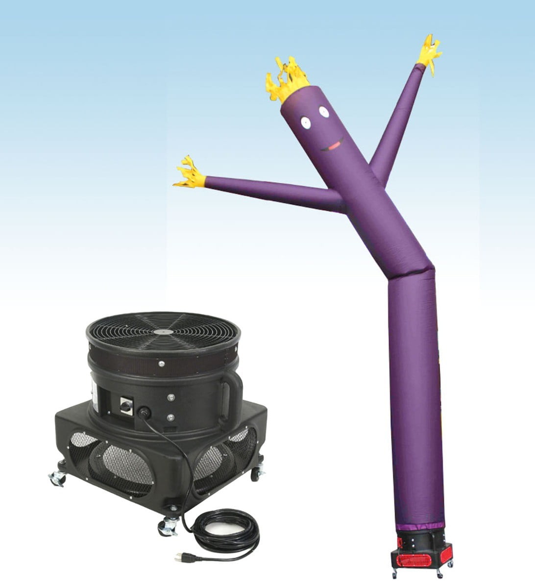 TentandTable Fly Guy Inflatable Tube Man with Blower - Standard Purple ...