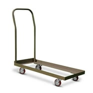 BENTISM Heavy Duty Folding Chair Cart with Wheels for Utility Storage ...