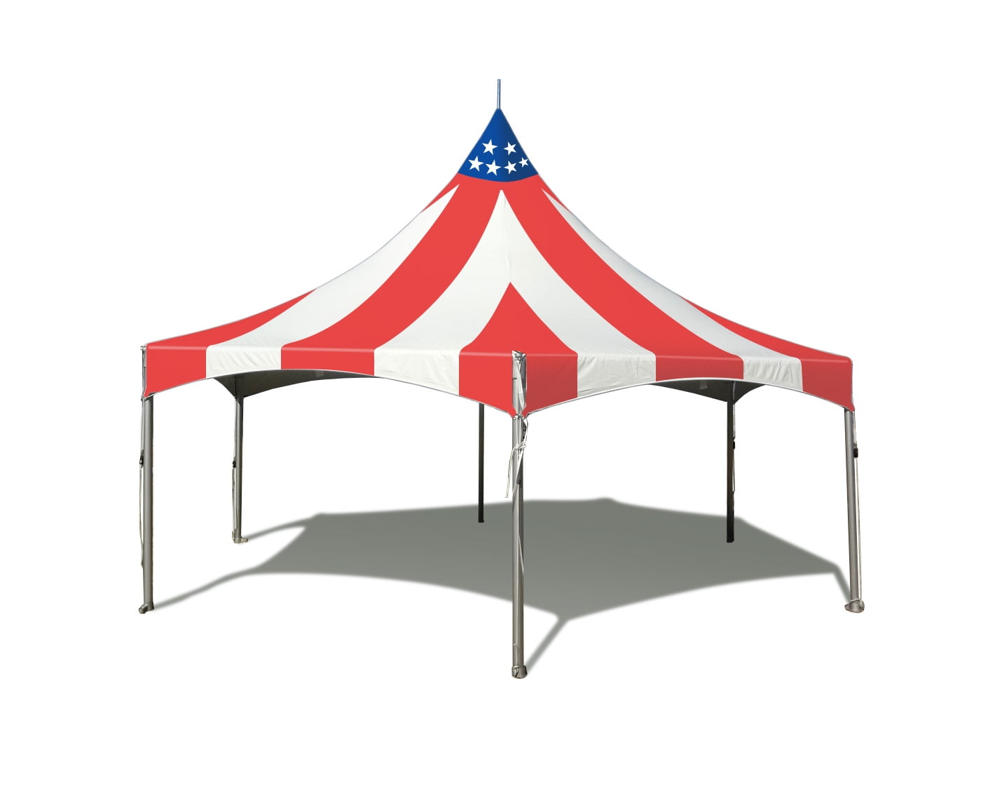 TentandTable High Peak Frame Outdoor Canopy Tent, Red White and Blue ...
