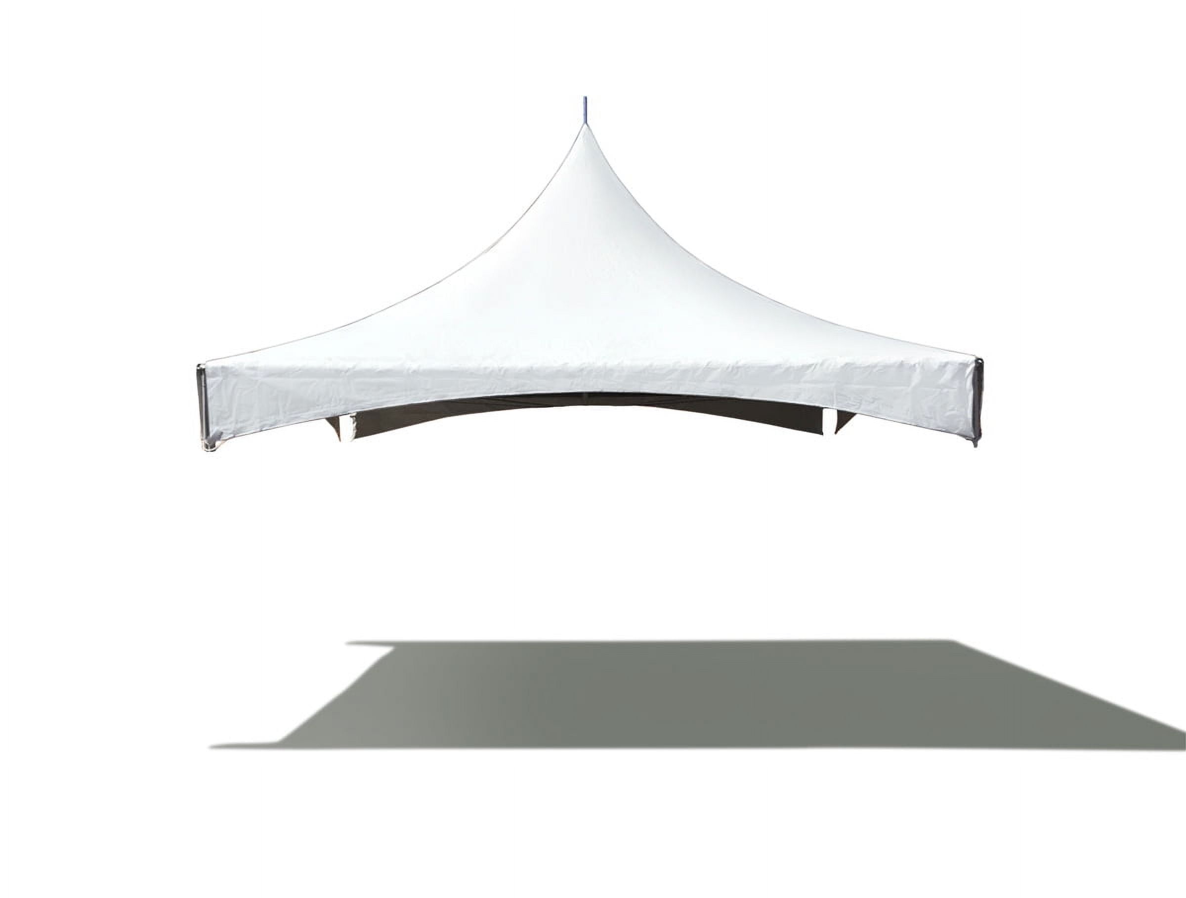 TentandTable High Peak Frame Party Tent Replacement Top Only, White ...